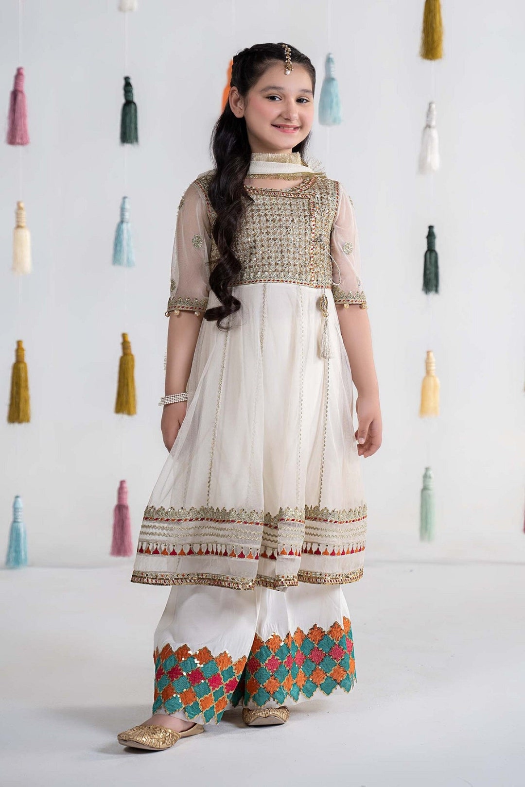 Maria B Kids Eid Collection Pakistani Dress Party Wear Dress Wedding ...
