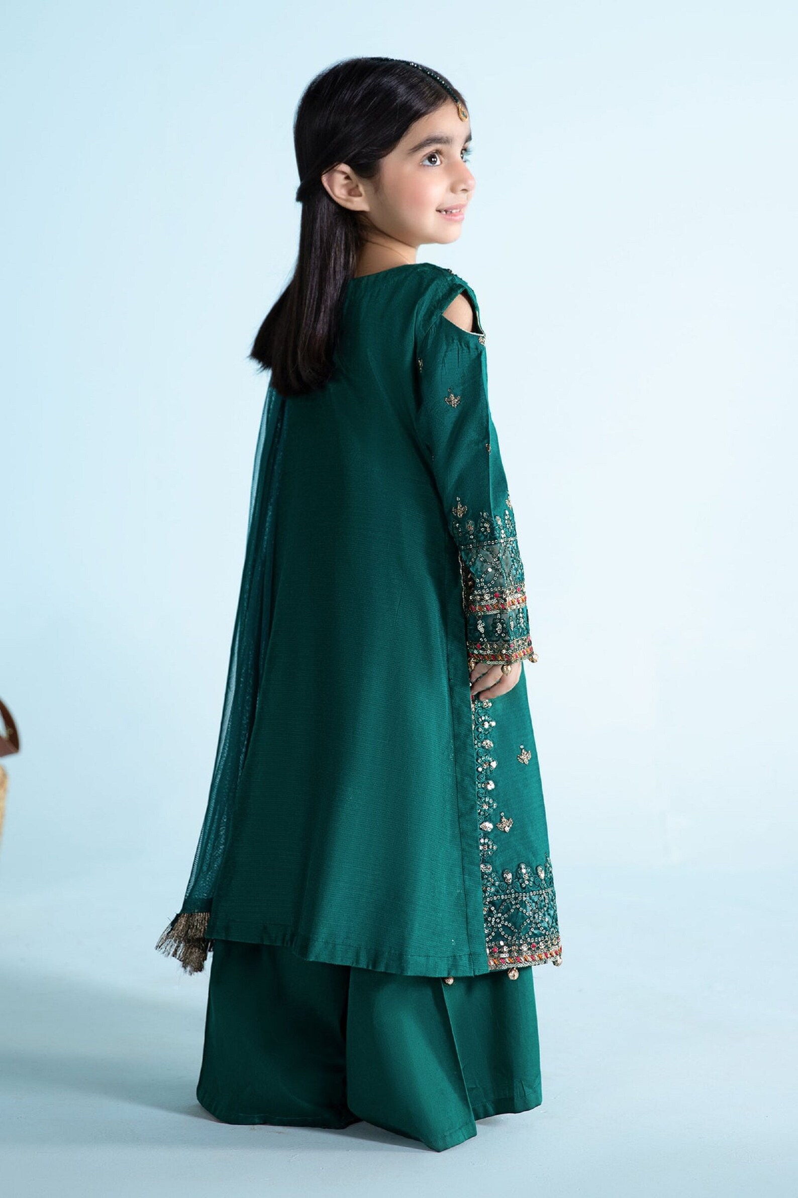 Maria B Kids Eid Collection Pakistani Salwar Kameez Wedding Dress Party ...