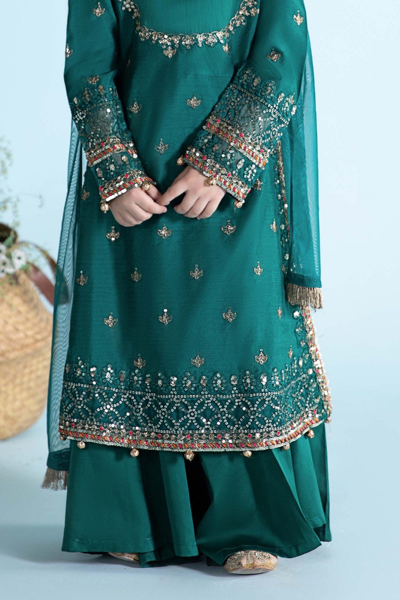 Maria B Kids Eid Collection Pakistani Salwar Kameez Wedding Dress Party ...