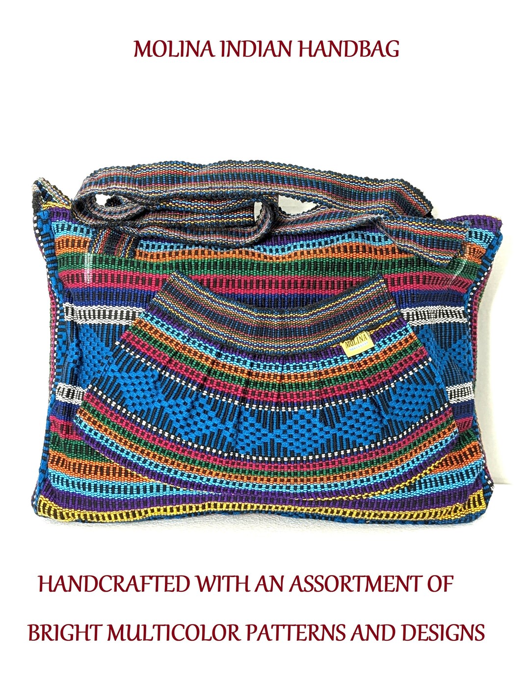 Mexican Tote Bag, Handmade Mexican Bag, Mexican Carry Bag, Molina Bag ...