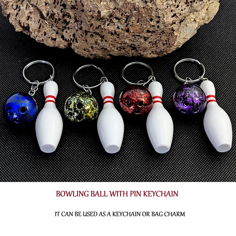 Bowling Bag Keychain - Etsy