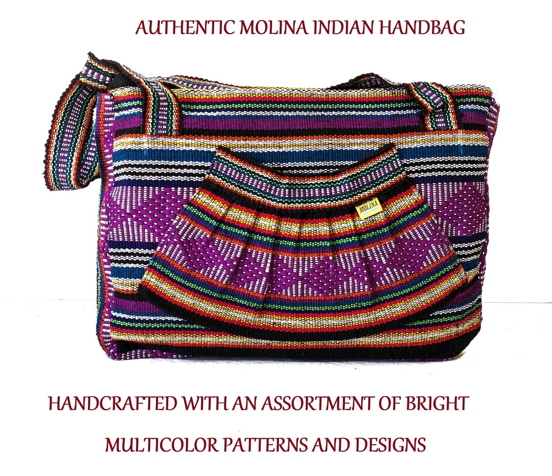 Handmade Mexican Bag, Mexican Molina Bag, Molina Indian Bag, Handmade ...