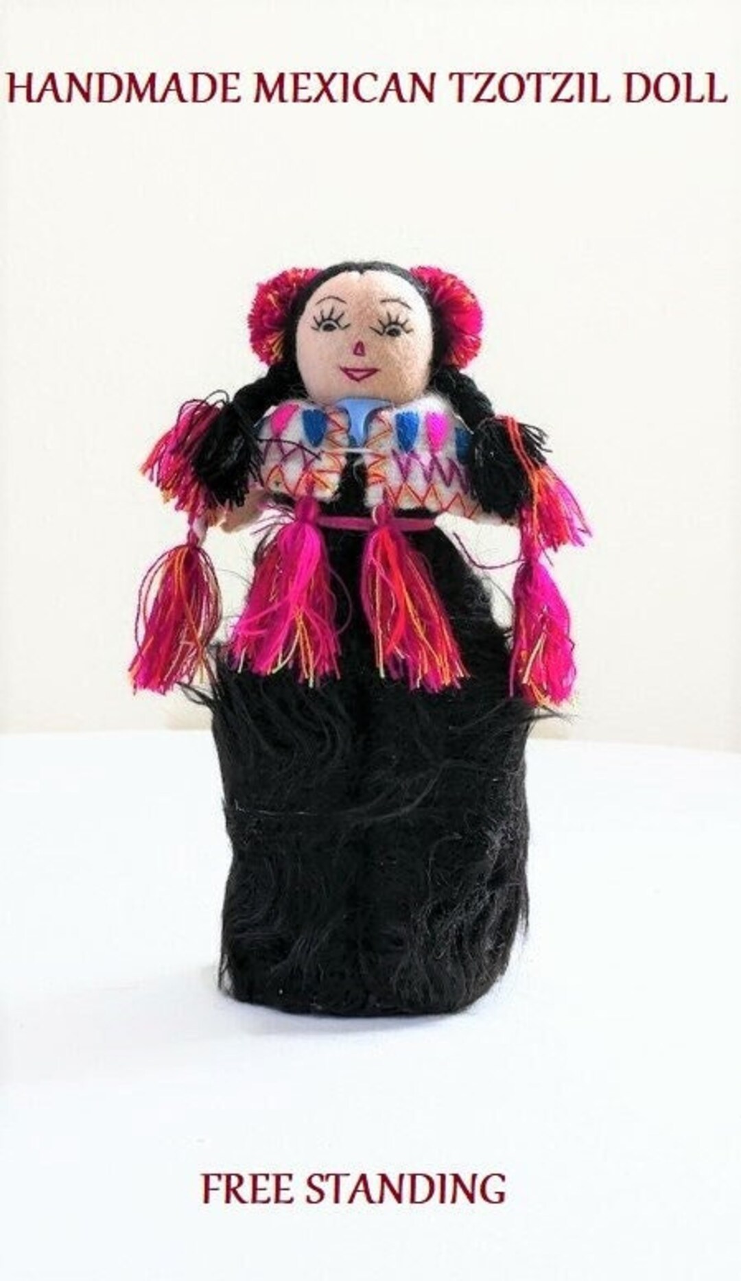 Mexican Handmade Doll, Indian Doll, Handwoven Doll, Old Mexico Doll ...