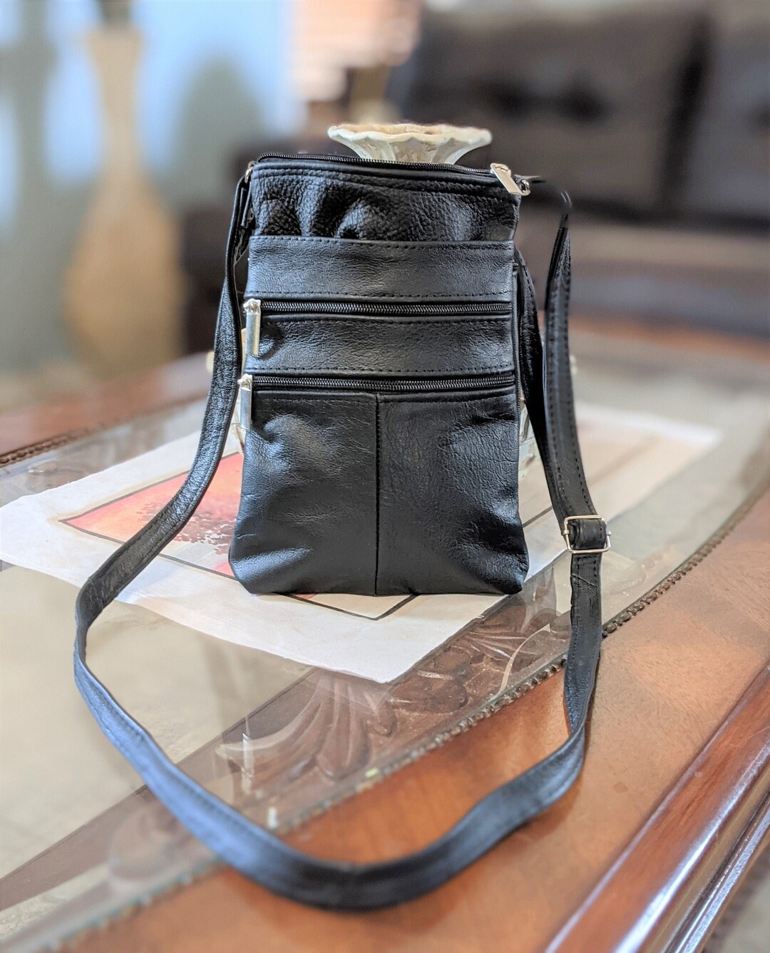 Small Crossbody Bag, Small Leather Bag, Crossbody Slim Bag, Small ...