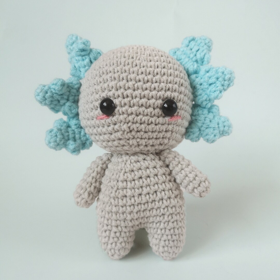 Cute Axolotl Toy Axolotl Amigurumi Doll Axolotl Handmade - Etsy