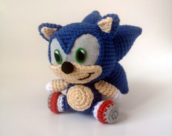 Crochet Sonic the Hedgehog - Etsy