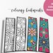 Printable Mandala Coloring Bookmarks set of 30 Mandala - Etsy