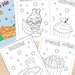 Junk Food Coloring Pages, 25 Printable A-Z Food Activity Coloring Pages ...