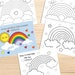 Rainbow Coloring Pages for Kids Printable Rainbow Coloring Pages ...