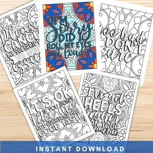 Sassy Quotes Coloring Pages, Adult Coloring Pages, Pattern Coloring ...