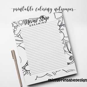 Inspirational Journal Coloring Paper, Coloring Book, Coloring Gift ...