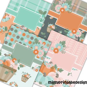 Editable Fall Binder Covers & Spines, Printable Binder Covers, Binder ...