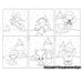 Winter Coloring Pages Printable Winter Coloring Pages for - Etsy