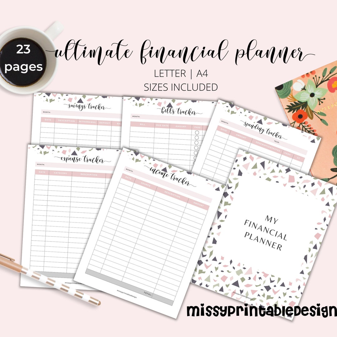 Printable Finance Planner Bundle, Budget Binder (digital Download) - Etsy