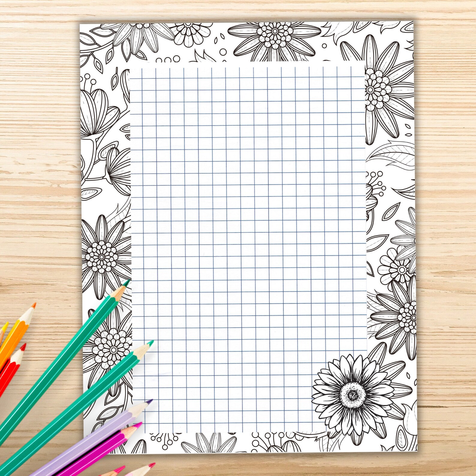 Inspirational Journal Coloring Paper Coloring Book Coloring | Etsy