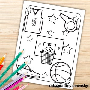Basketball Coloring Pages, Printable Coloring Pages, Basketball ...