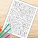 Self Care Pattern Coloring Pages, Adult Coloring Pages, Pattern Mental ...