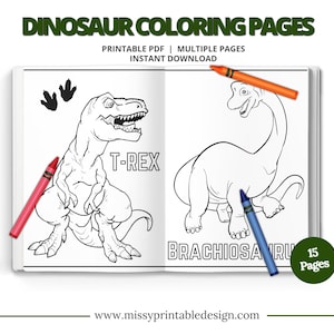 Dinosaur Coloring Pages, Dinosaur Printable, Printable Coloring Pages ...