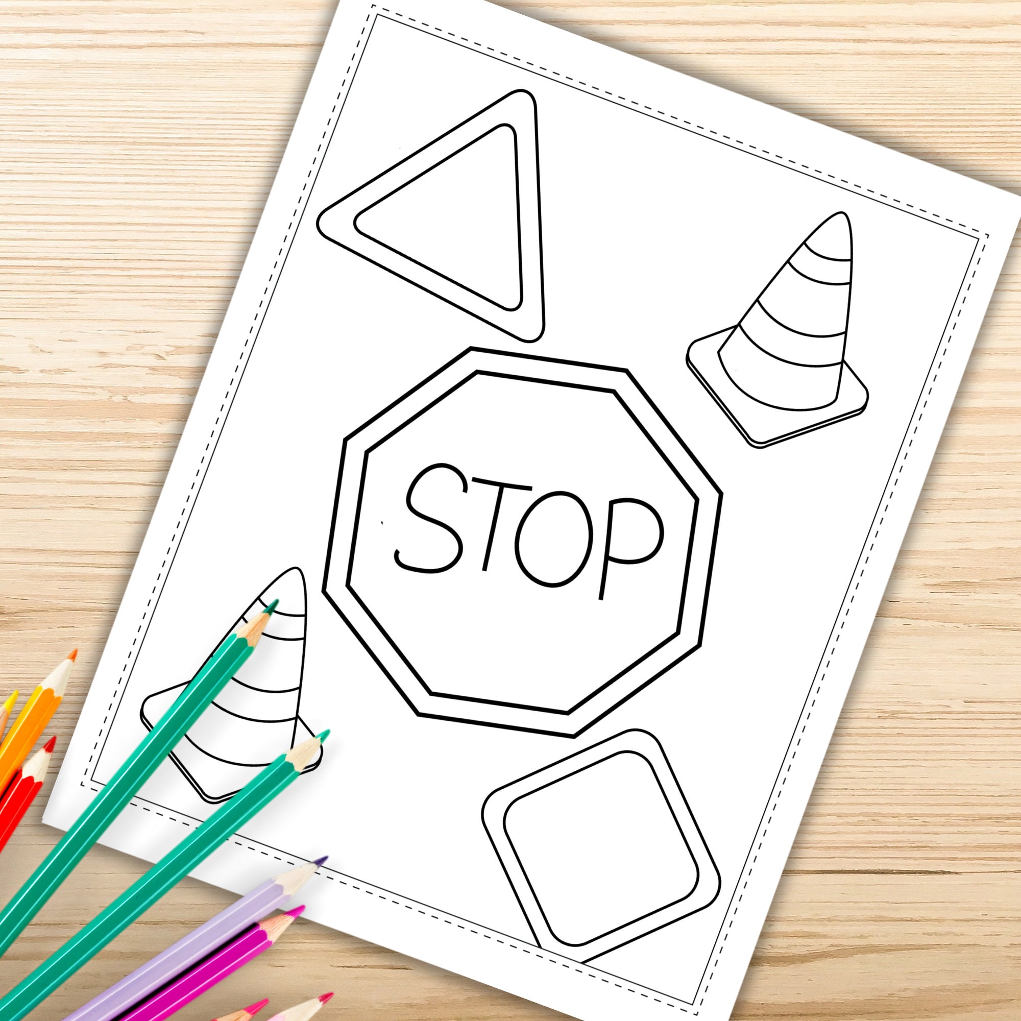 Construction Coloring Pages Printable Coloring Pages - Etsy