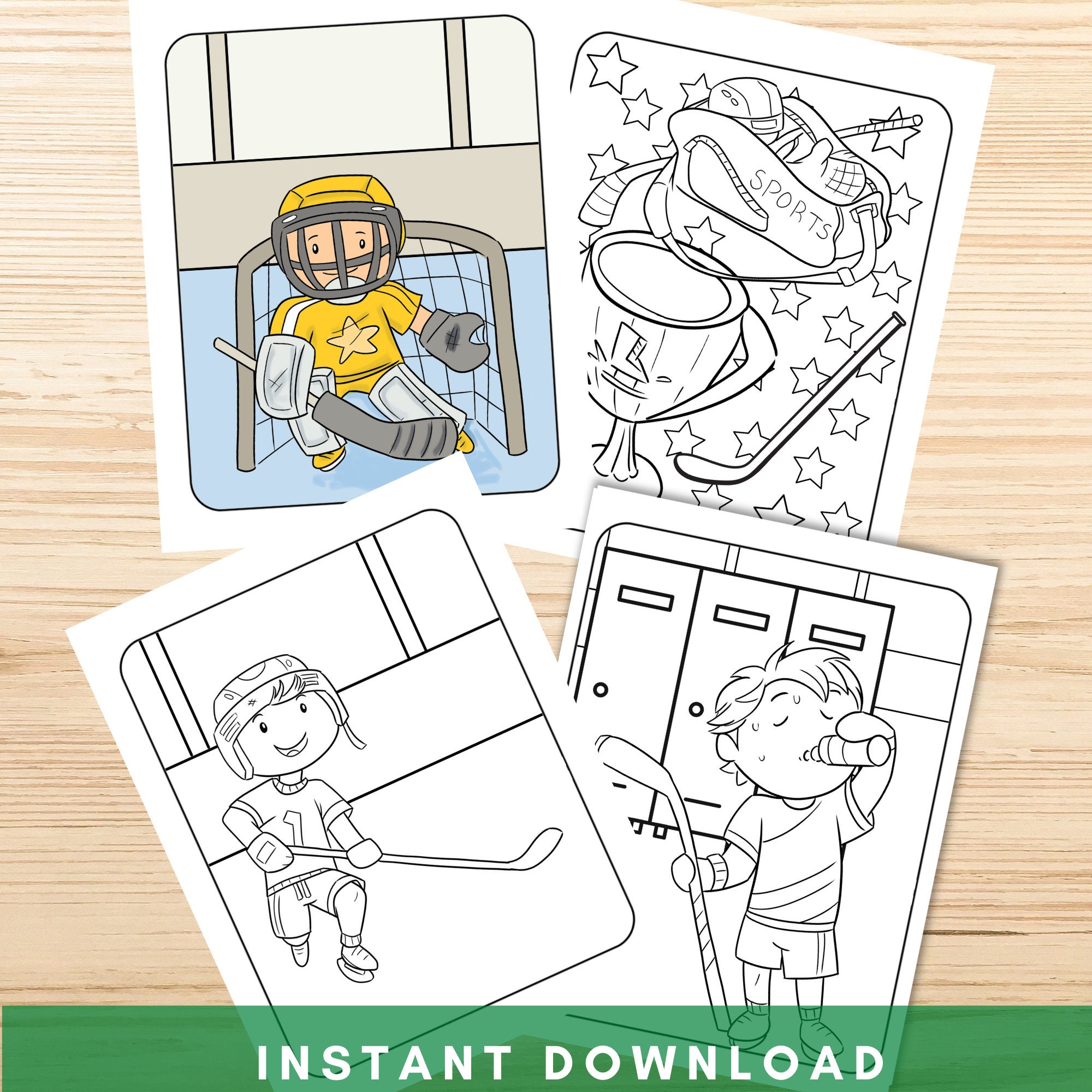 Hockey Coloring Pages To Print