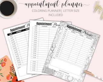 Printable Appointment Book Template - Etsy