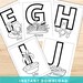 ABC Alphabet Coloring Pages Spring Themed Printable - Etsy