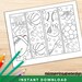 Sports Coloring Bookmarks set of 4, Printable Sports Coloring, Party ...