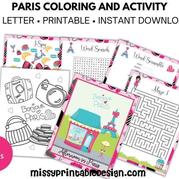 Printable Paris - Etsy