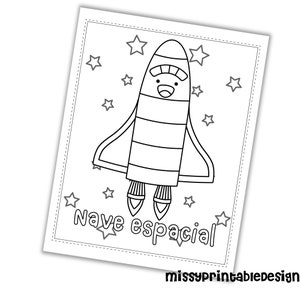 Spanish Planet Coloring Pages, Printable Kids Solar System Coloring ...