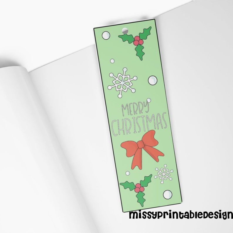 Christmas Coloring Bookmarks set of 8 Printable Christmas - Etsy