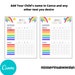 Routine Chart Editable, Printable Routine Checklist, Chore Checklist ...