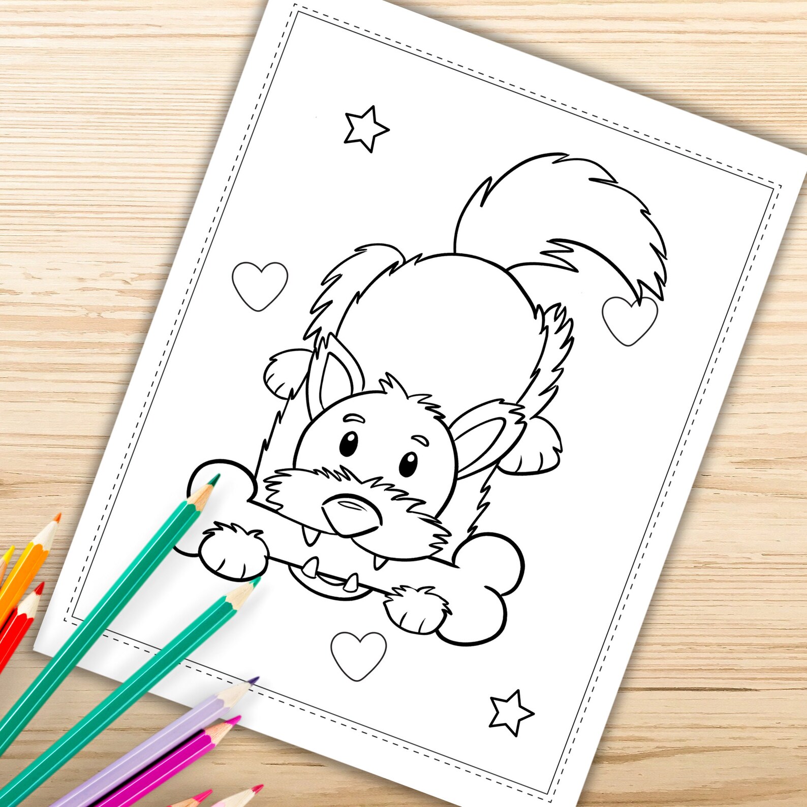 Pets Coloring Pages Printable Pets Coloring Book Pet - Etsy