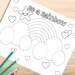 Rainbow Coloring Pages for Kids Printable Rainbow Coloring Pages ...
