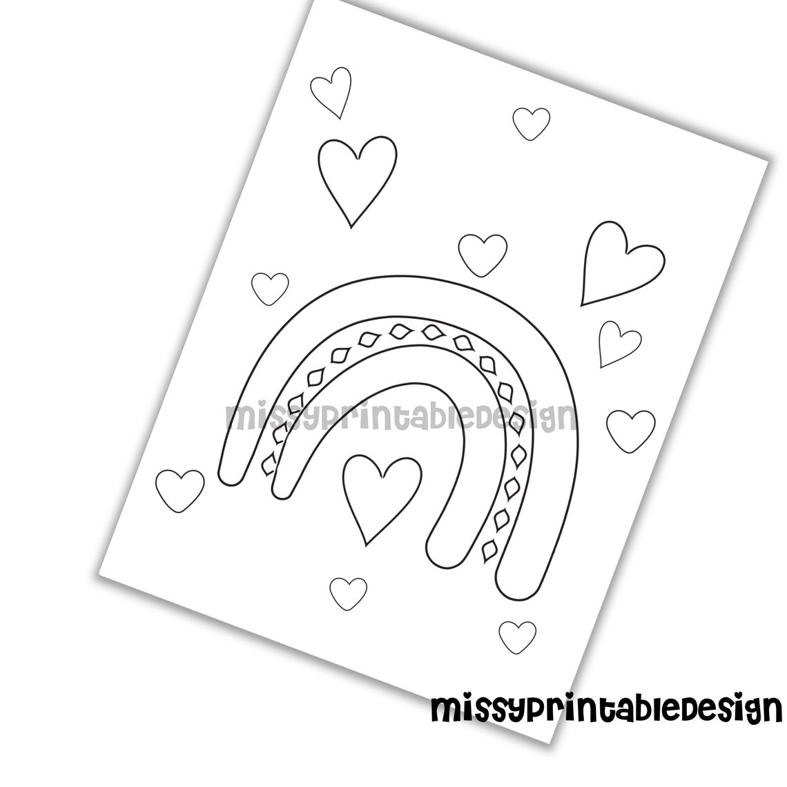 Boho Rainbow Coloring Sheets Coloring Pages