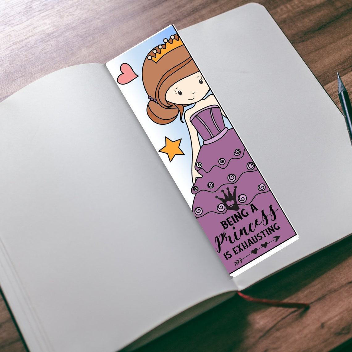 Princess Coloring Bookmarks set of 4 Printable Princess - Etsy