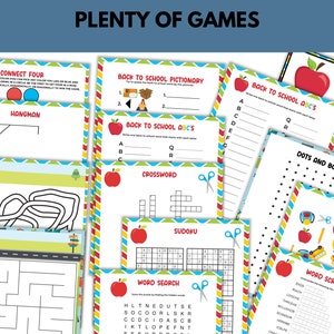 Back to School Activities, Printable School Activities, First Day of ...