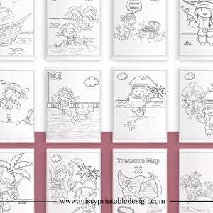 Pirate Coloring Pages, Printable Kids Coloring Pages, Pirate Birthday ...