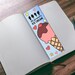 Ice Cream Coloring Bookmarks set of 4 Printable Ice Cream - Etsy