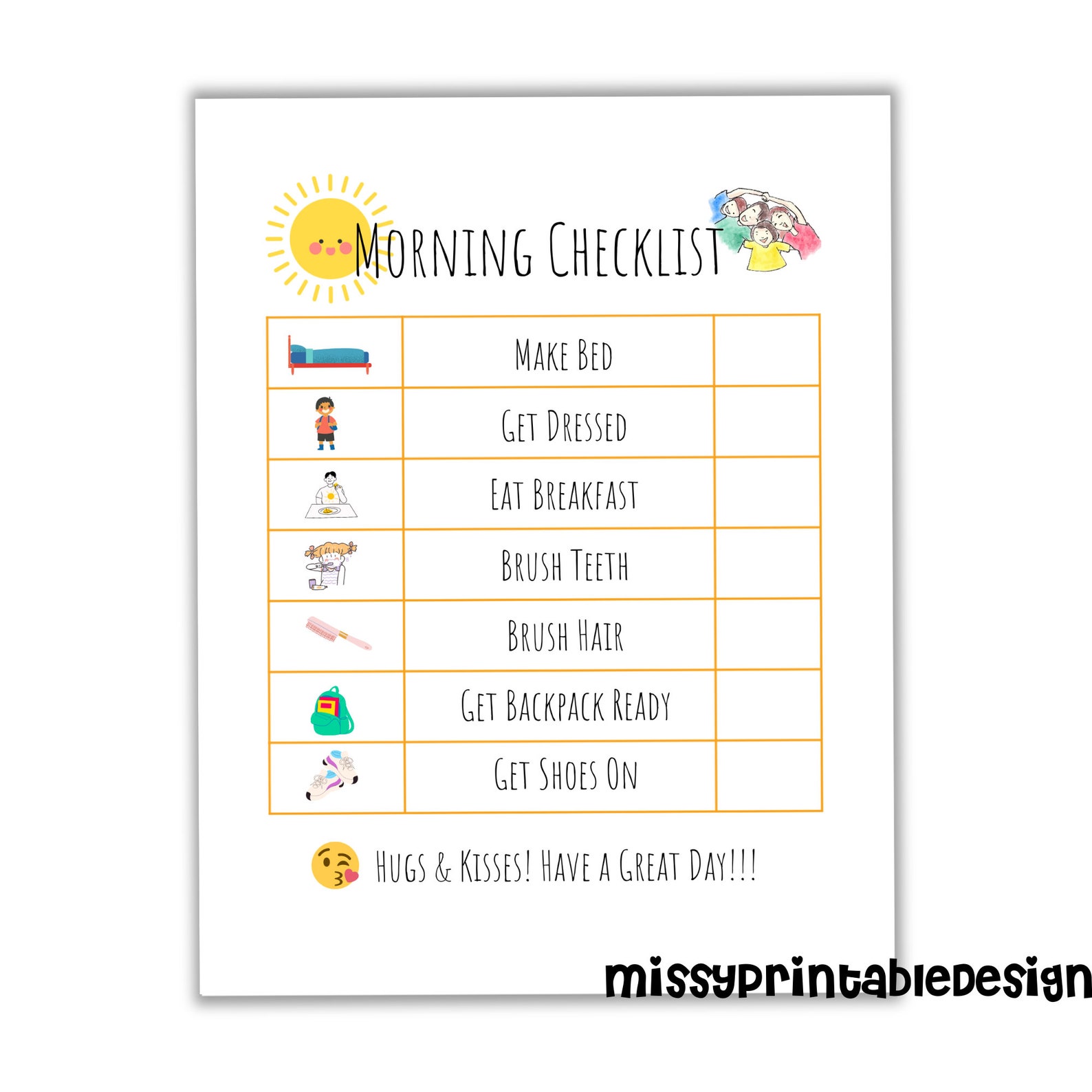 Editable Routine Chart Printable Printable Routine Checklist - Etsy Canada