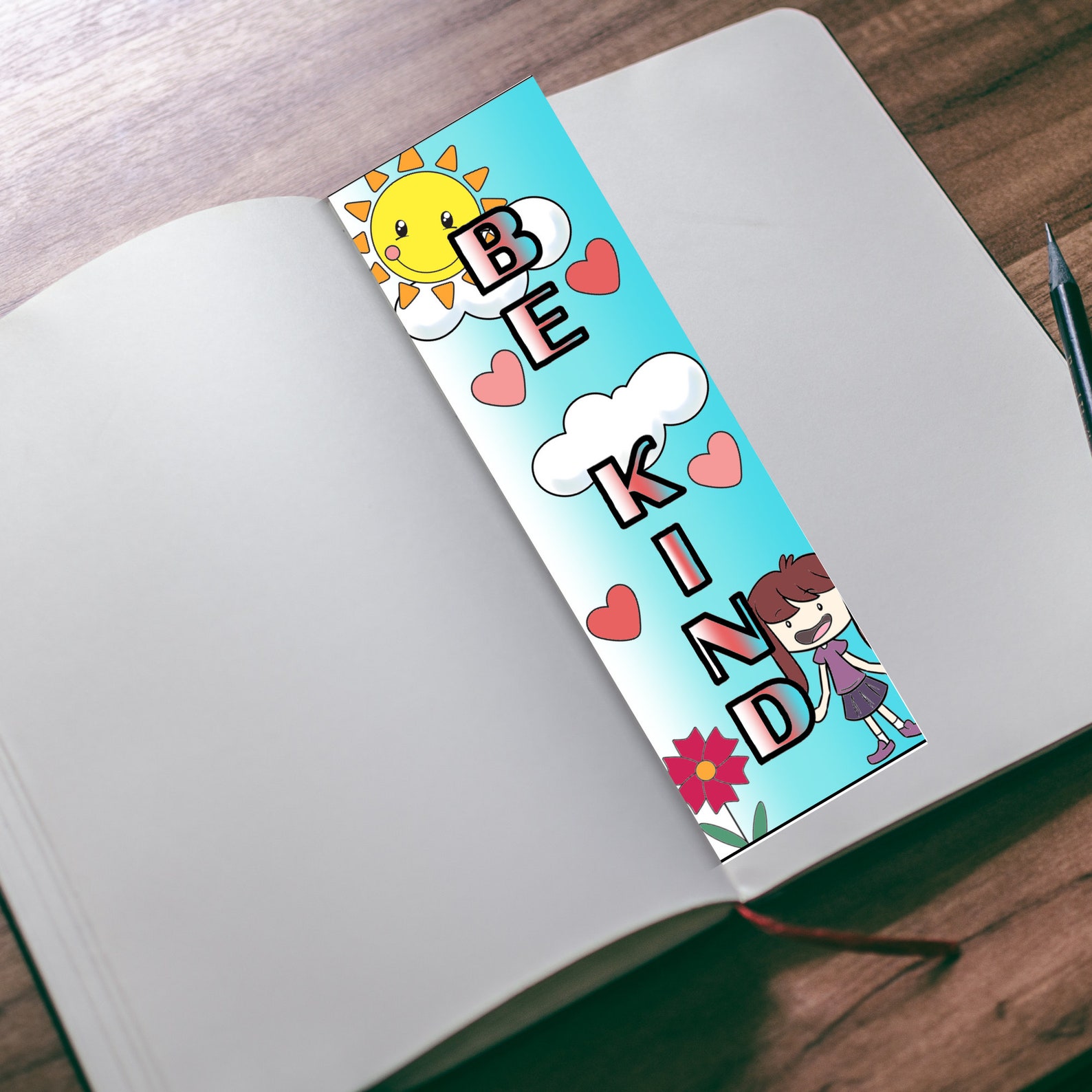 Be Kind Coloring Bookmarks set of 4 Printable Kindness - Etsy