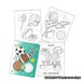 Personalized Sports Coloring Pages, Custom Sports Party Coloring Pages ...