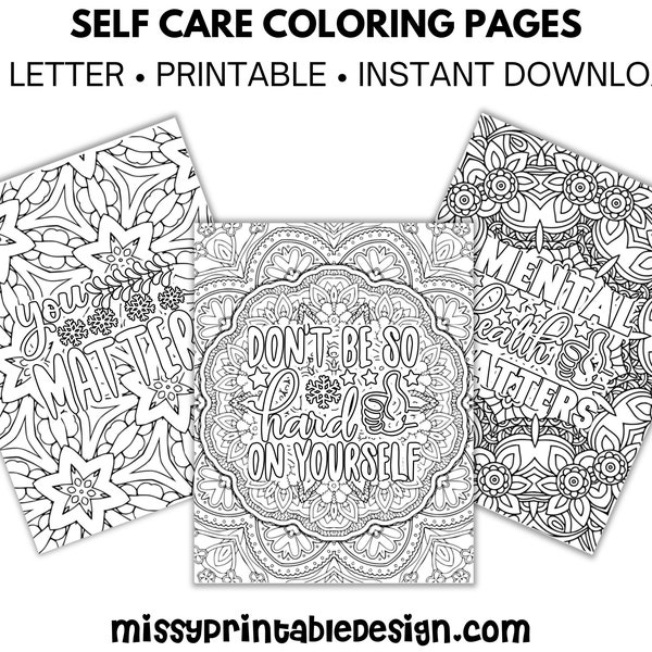 Coloring Pages Adult Quotes - Etsy