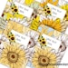 Editable Sunflower Binder Covers & Spines, Printable Binder Covers ...