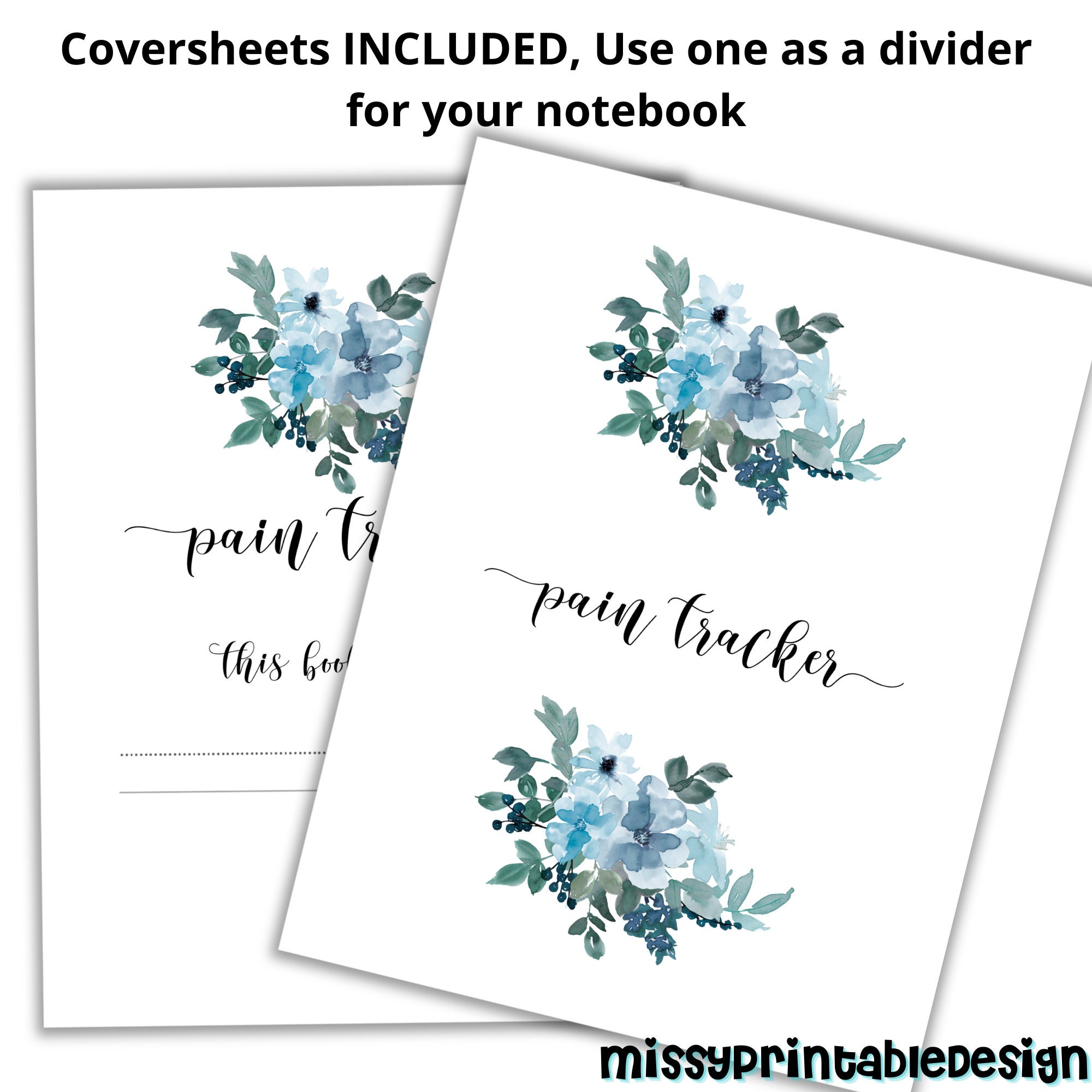 Pain Tracker Printable Pain Log Bullet Journal Printable | Etsy