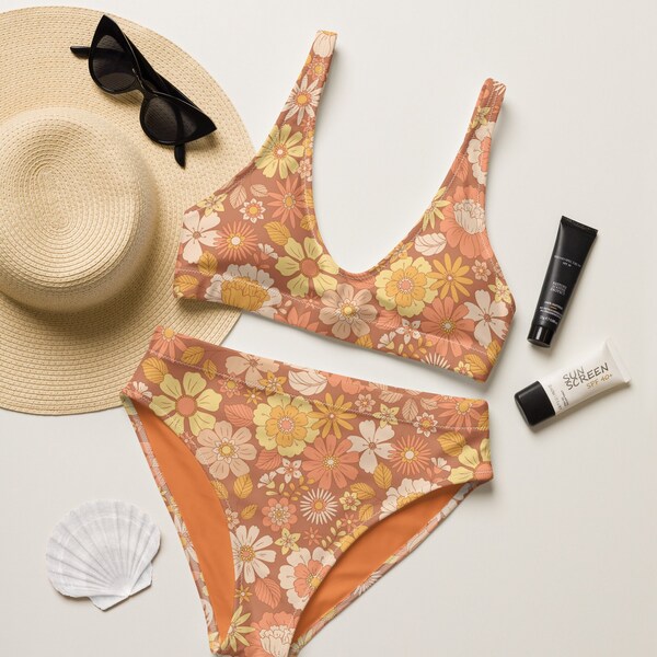 Retro Bikini - Etsy