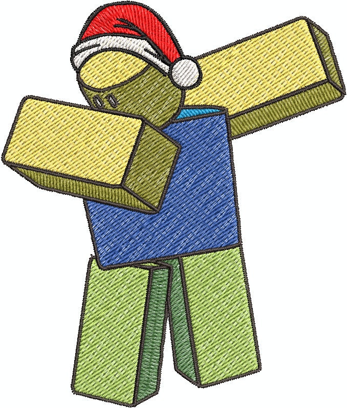 Roblox Embroidery File Roblox Christmas Embroidery File Instant ...