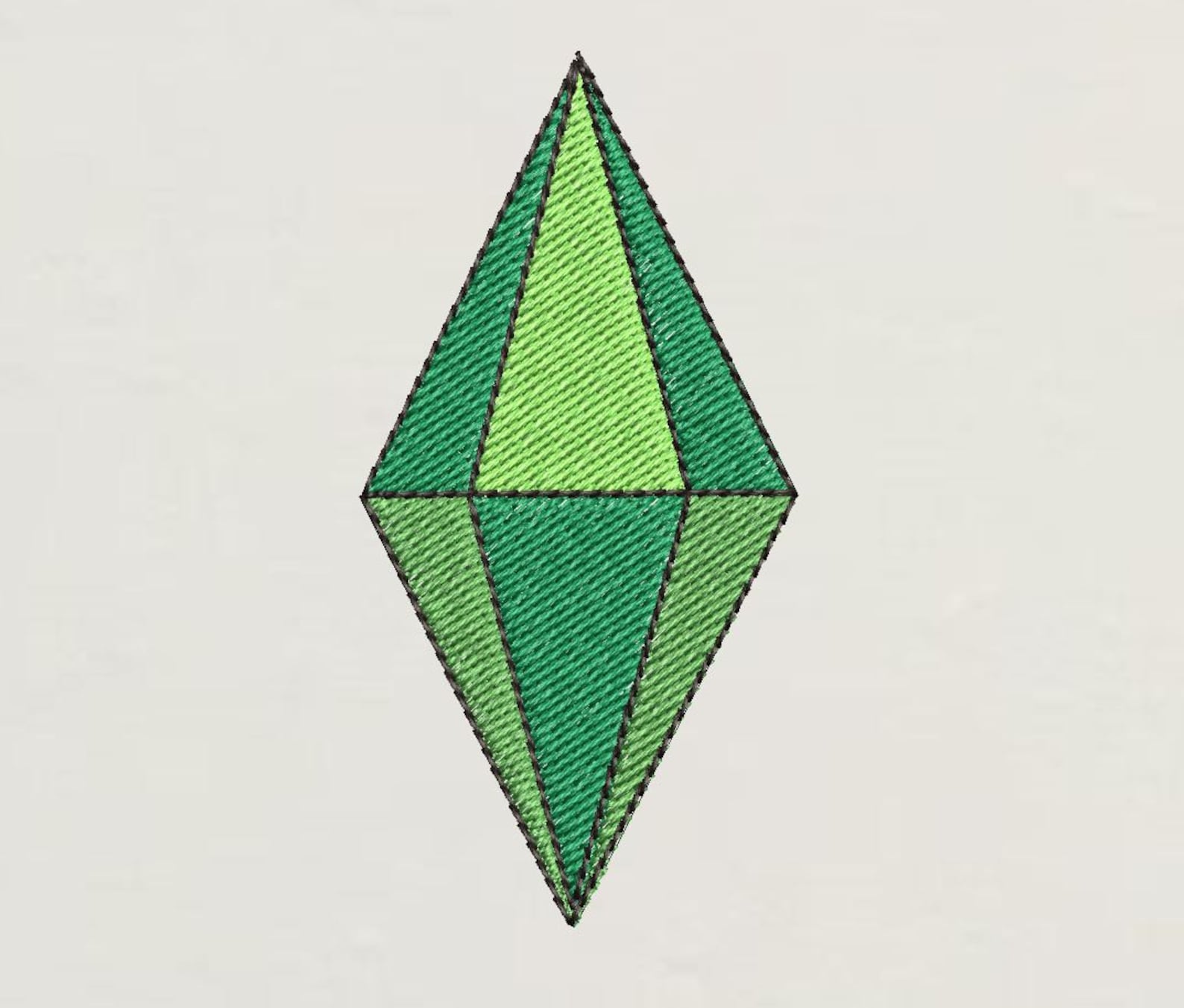 Sims Diamond 2 Designs - Sims Embroidery Design - Digital Embroidery ...