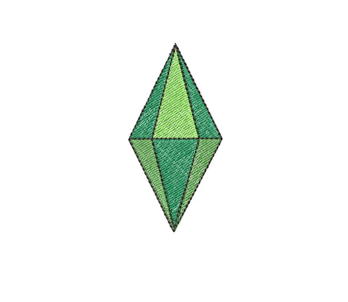 Sims Diamond 2 Designs Sims Embroidery Design Digital - Etsy