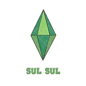 Sims Diamond 2 Designs - Sims Embroidery Design - Digital Embroidery ...