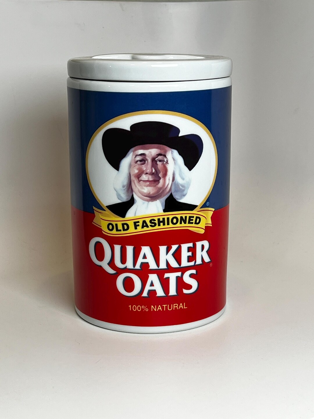 Quaker Oats 120th Anniversary Limited Edition Ceramic Cookie Jar (1997 ...